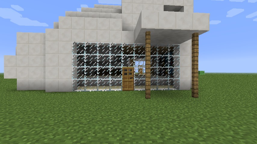 modern house Minecraft Map