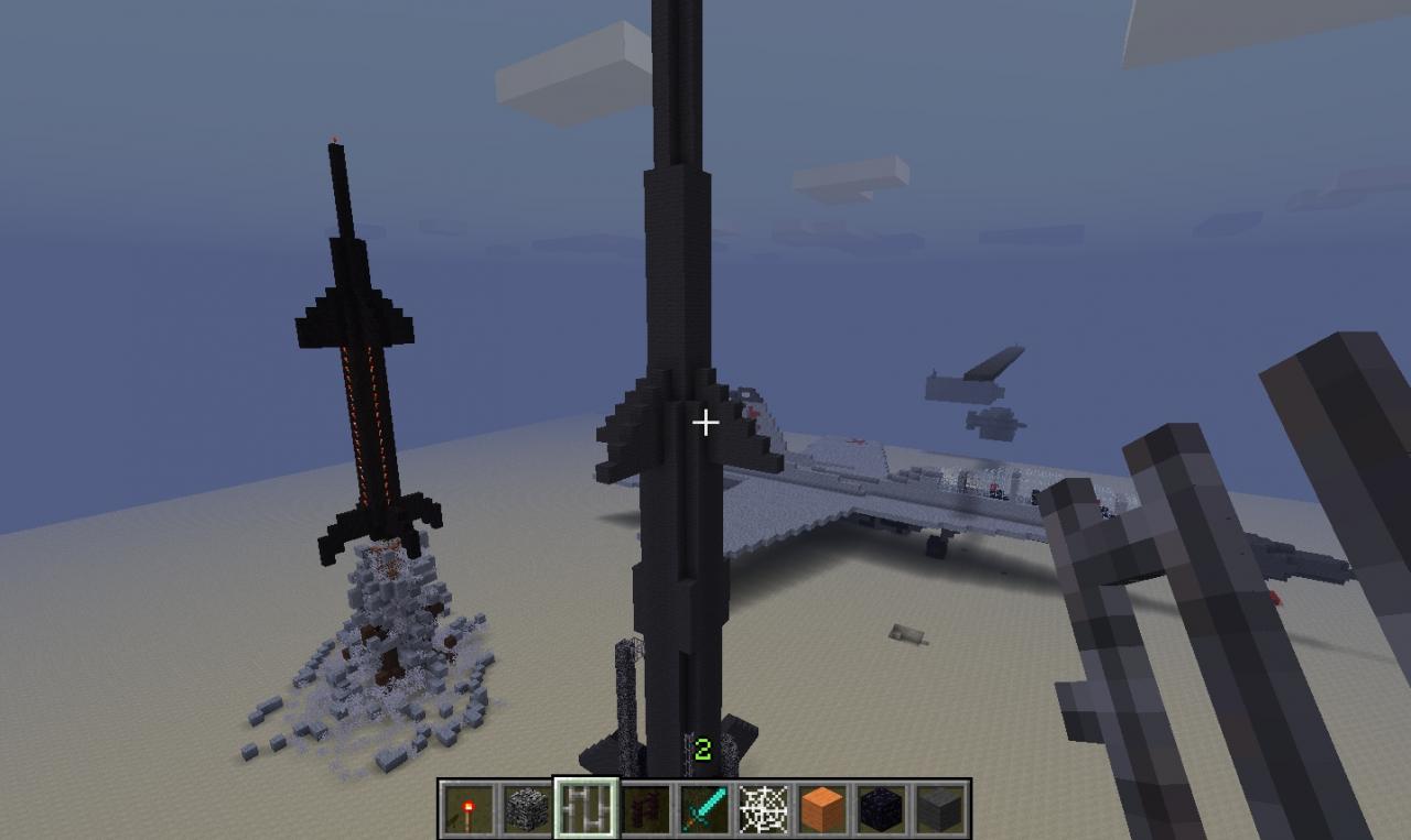 Military missile/rocket MK2 large Scale Minecraft Map