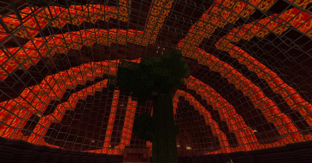 Nether Lava Dome Minecraft Project