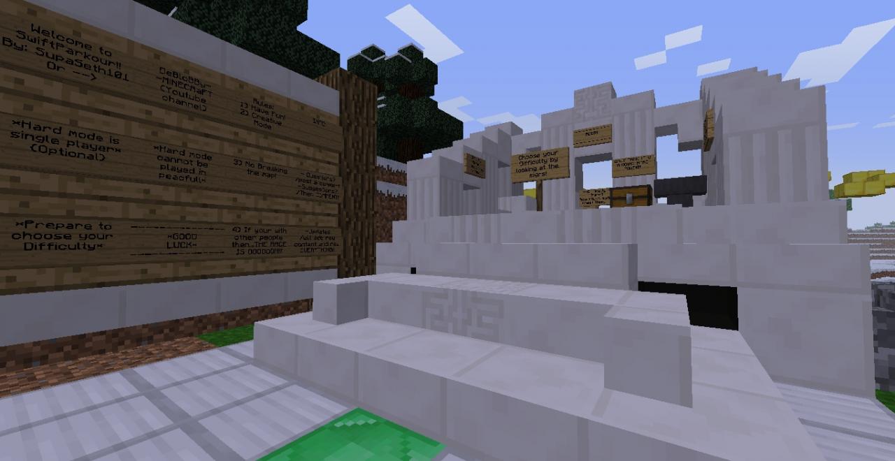 -SwiftCraft- Minecraft 1.5.1 [Parkour] v1.2 Minecraft Map