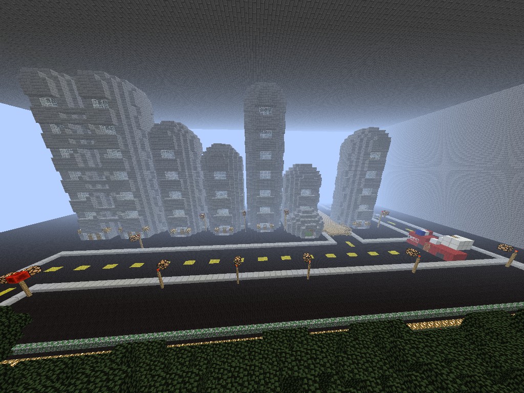 Flood Survival: city Minecraft Map