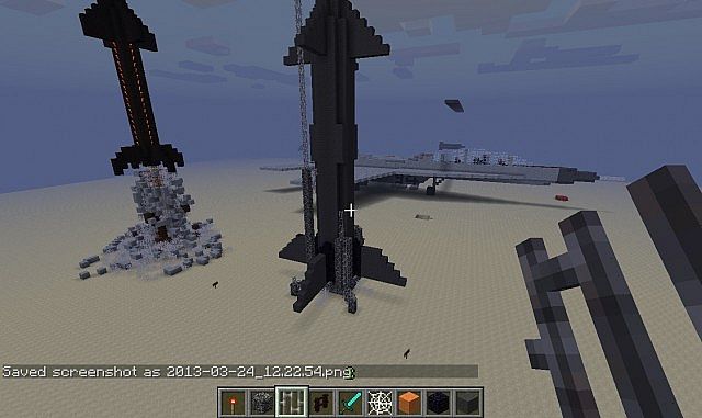 Military missile/rocket MK2 large Scale Minecraft Map