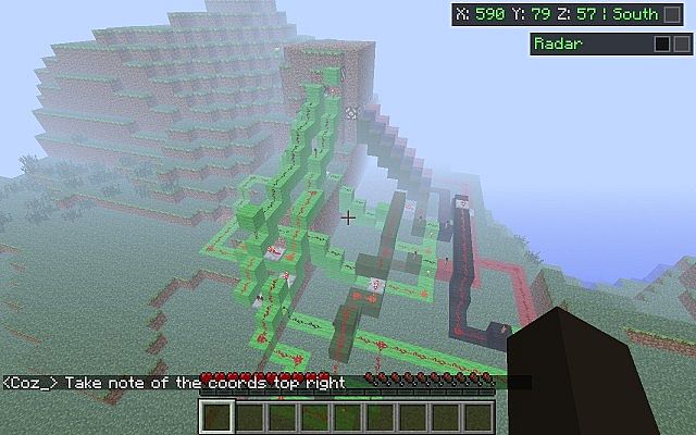 Redstone example (simple calculator) Minecraft Map