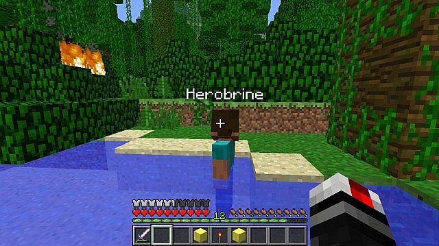 HEROBRINE MAKES A APPERENCE