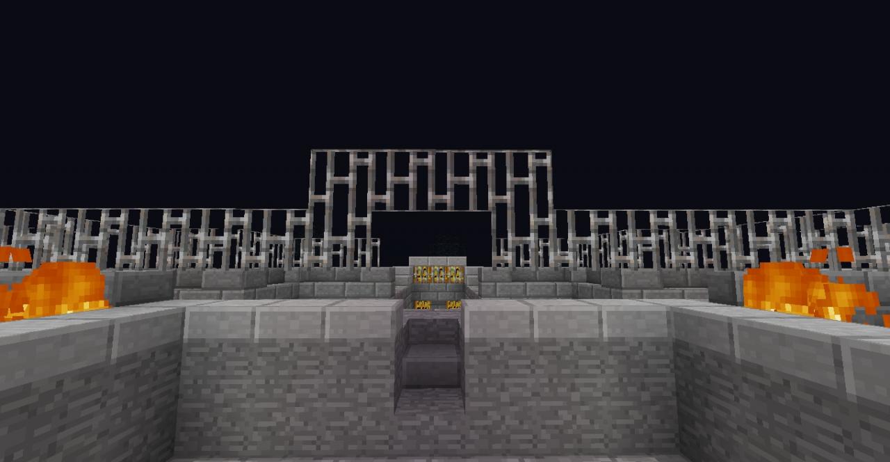 Secret places and Free Building Area Minecraft Map