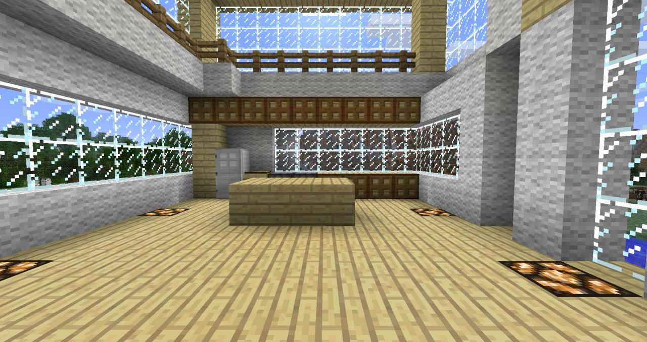 Glass a modern build by LM7000 Minecraft Map