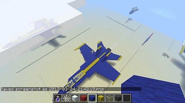 The Blue Angels formation team Minecraft Map