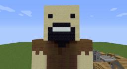 Notch statue Minecraft Map