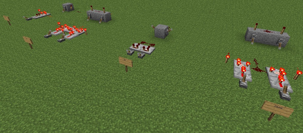comparator logic gates Minecraft Map