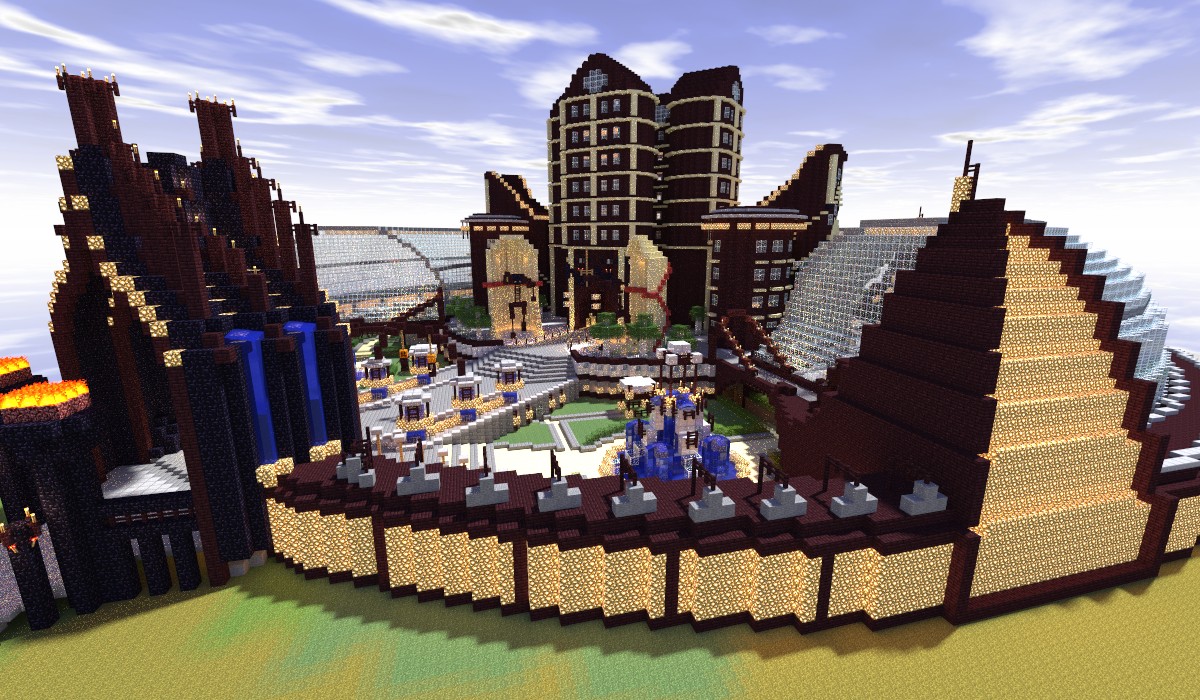 The City of Three Worlds Minecraft Map