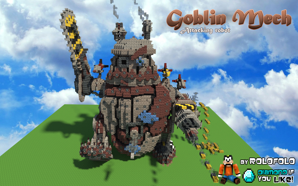 Goblin Mech Attack Robot & 300 Subs thanks Minecraft Map