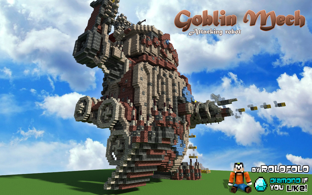 Goblin Mech Attack Robot & 300 Subs thanks Minecraft Map
