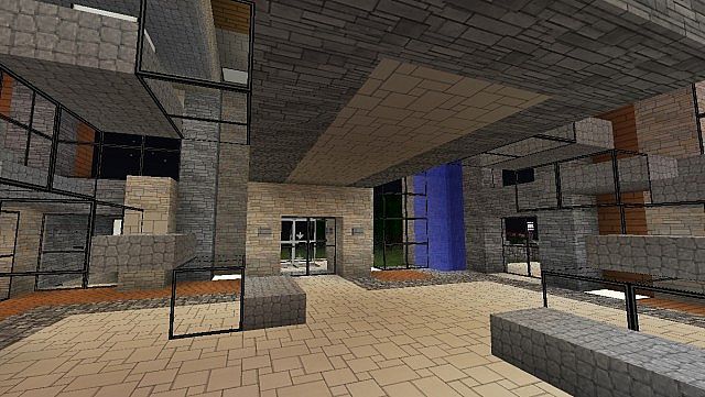 Modern apartment building Minecraft Map