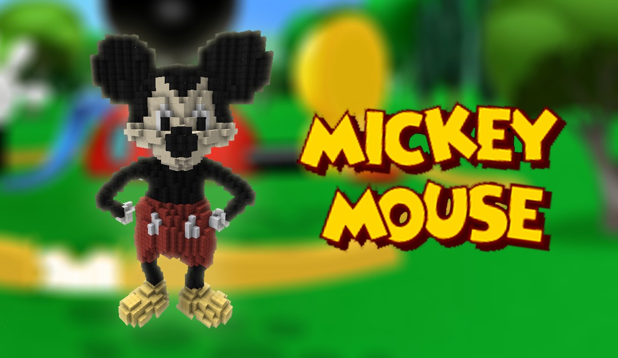 Mickey Mouse ~Disney~ Giant Minecraft Statue Minecraft Map