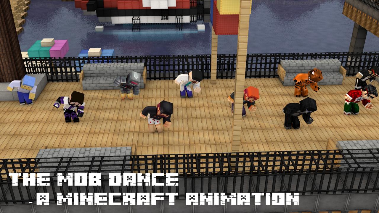Minecraft Mob Dance Animation Minecraft Map