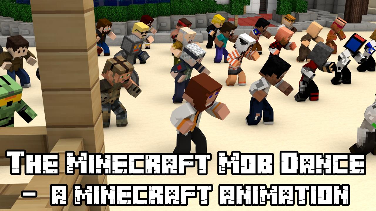 Minecraft Mob Dance Animation Minecraft Map