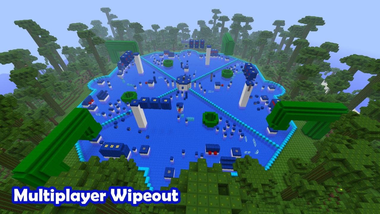 Multiplayer Wipeout Minecraft Map