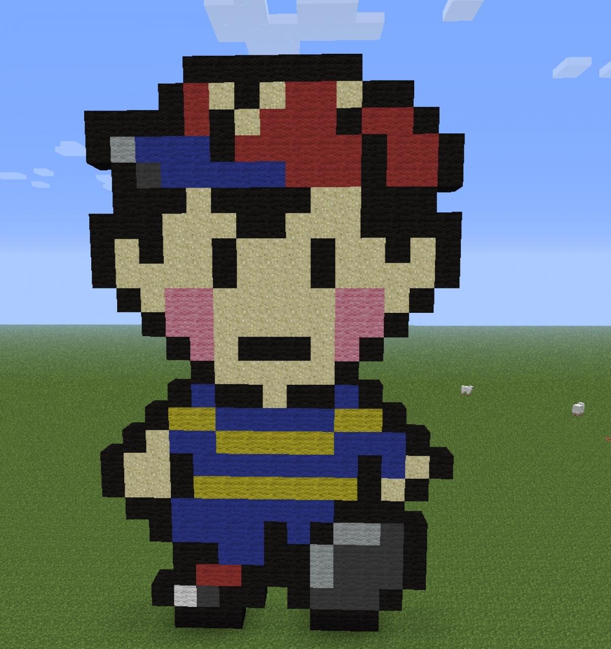 Pixel Art World Minecraft Map