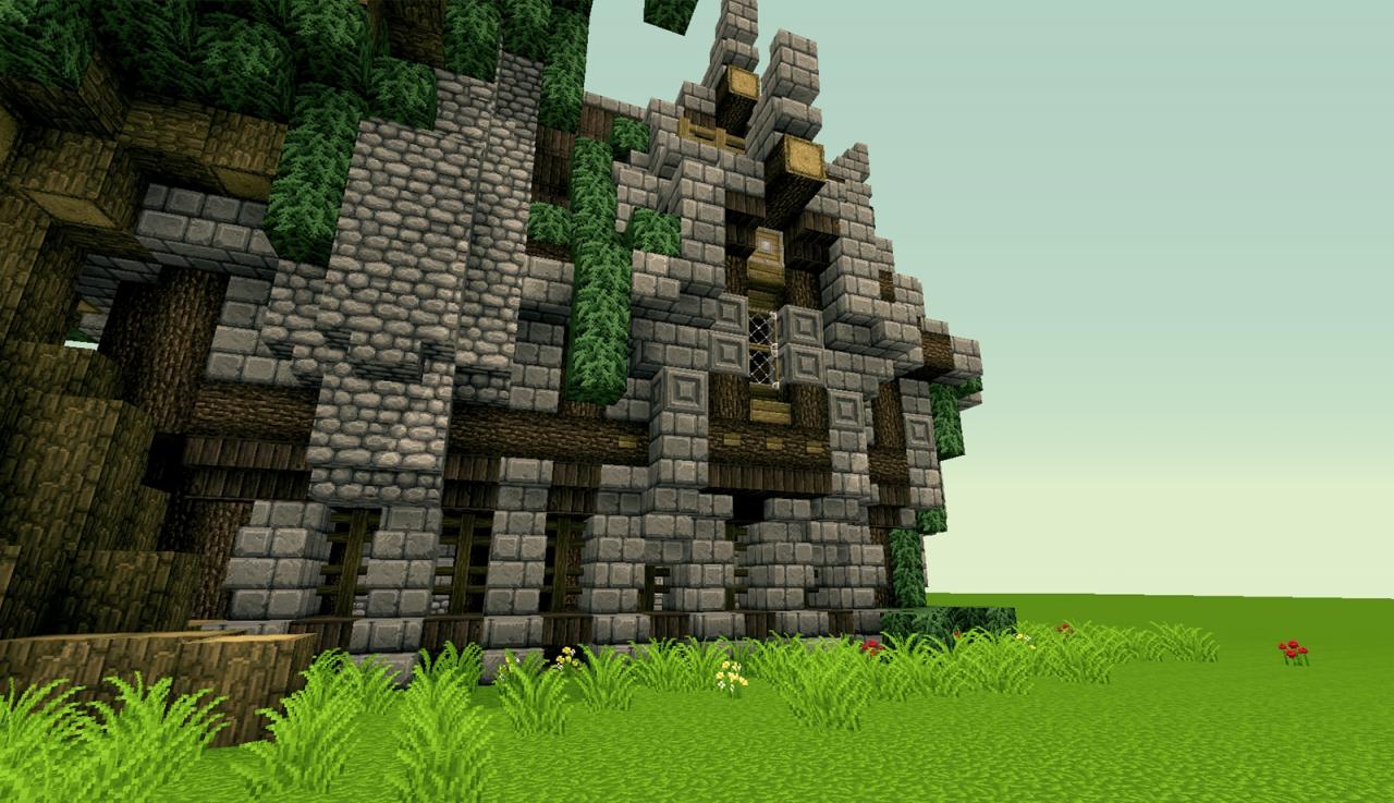Oakland House (A Medieval House) Minecraft Map