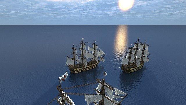 Napoleonic Era Ship Bundle Minecraft Map