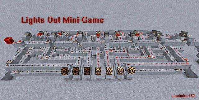 Lights Out Mini-game Minecraft Map