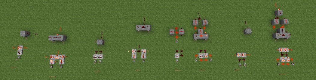 comparator logic gates Minecraft Map