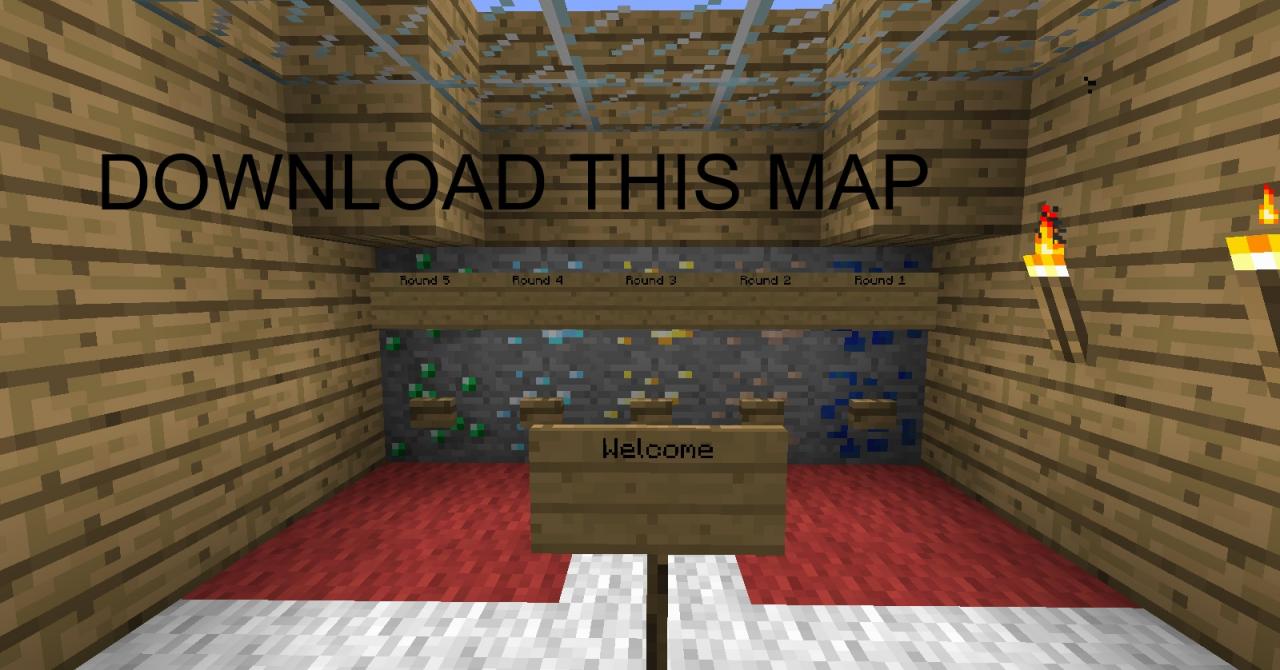 MineCraft The Lever Quest 1 Minecraft Map