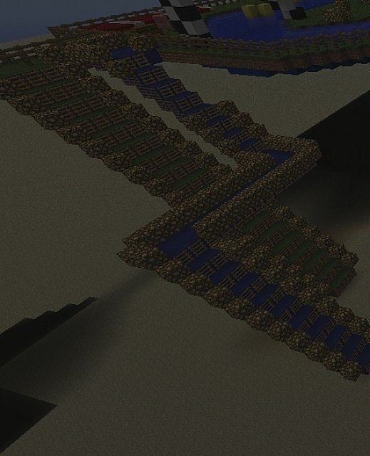 more challenging boat and pig race! Minecraft Map