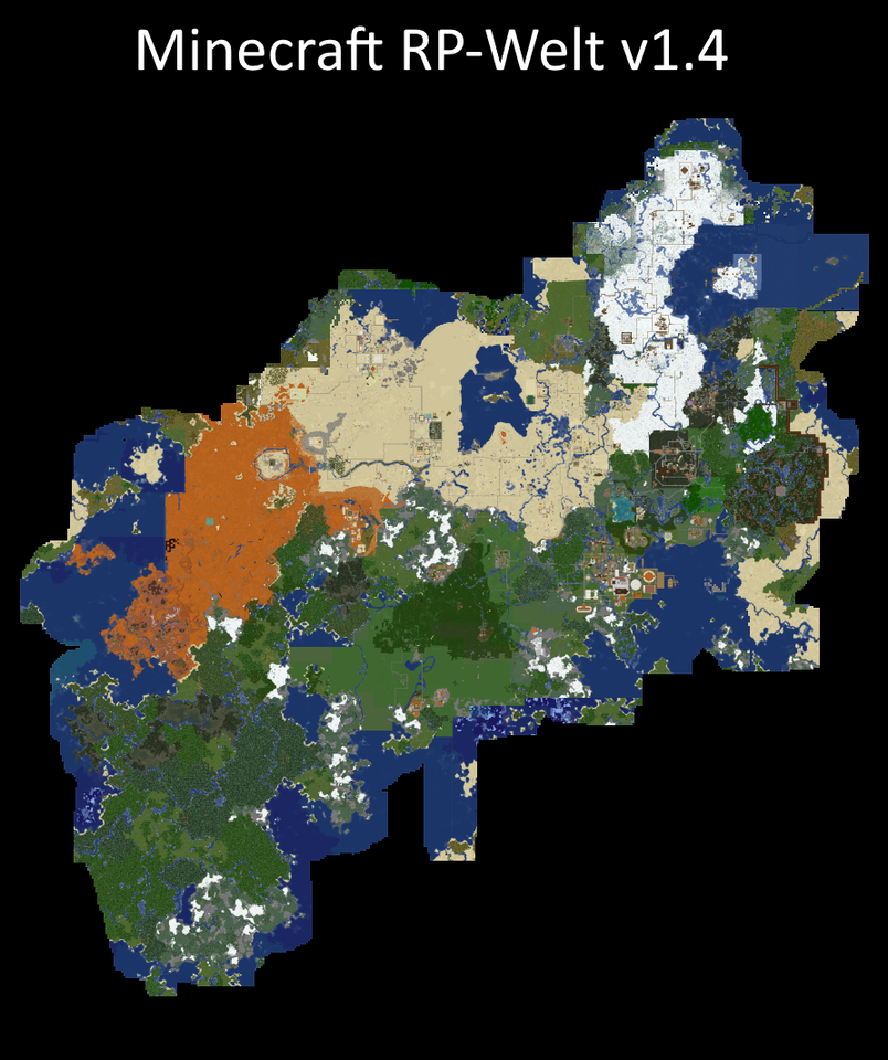 Minecraft RP World V1.4 Minecraft Map
