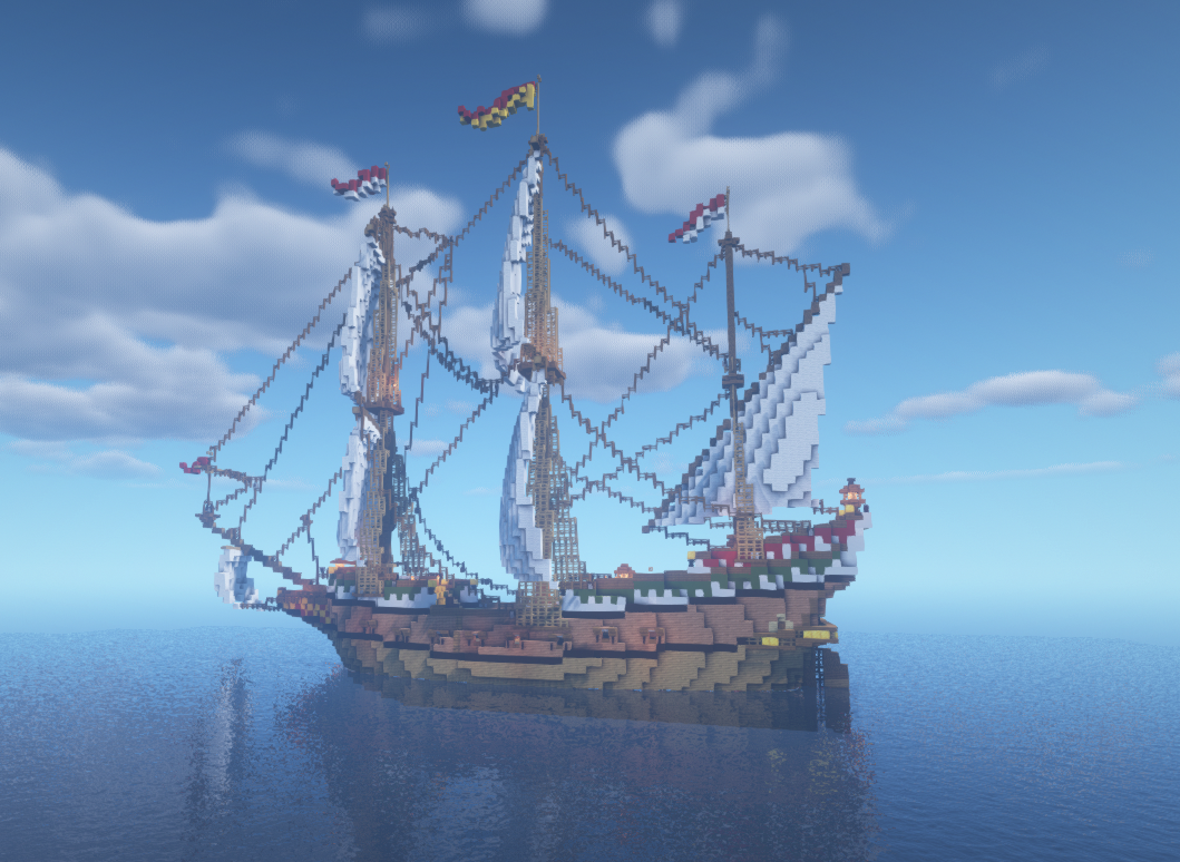 Galleon Golden Swan Minecraft Map