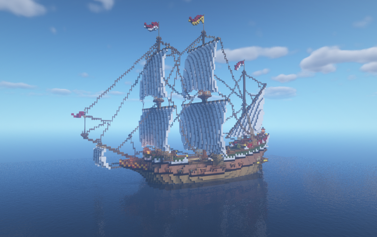 Galleon Golden Swan Minecraft Map