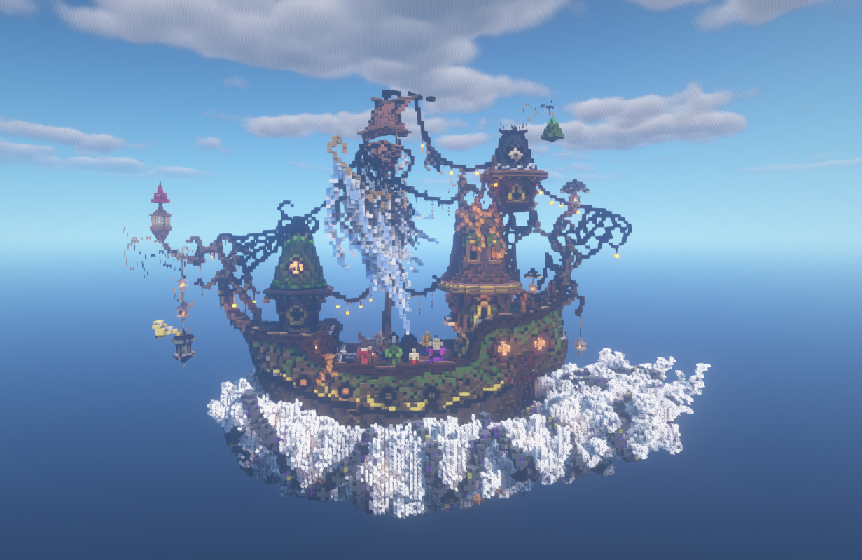 Fantasy Spooky Ship Minecraft Map