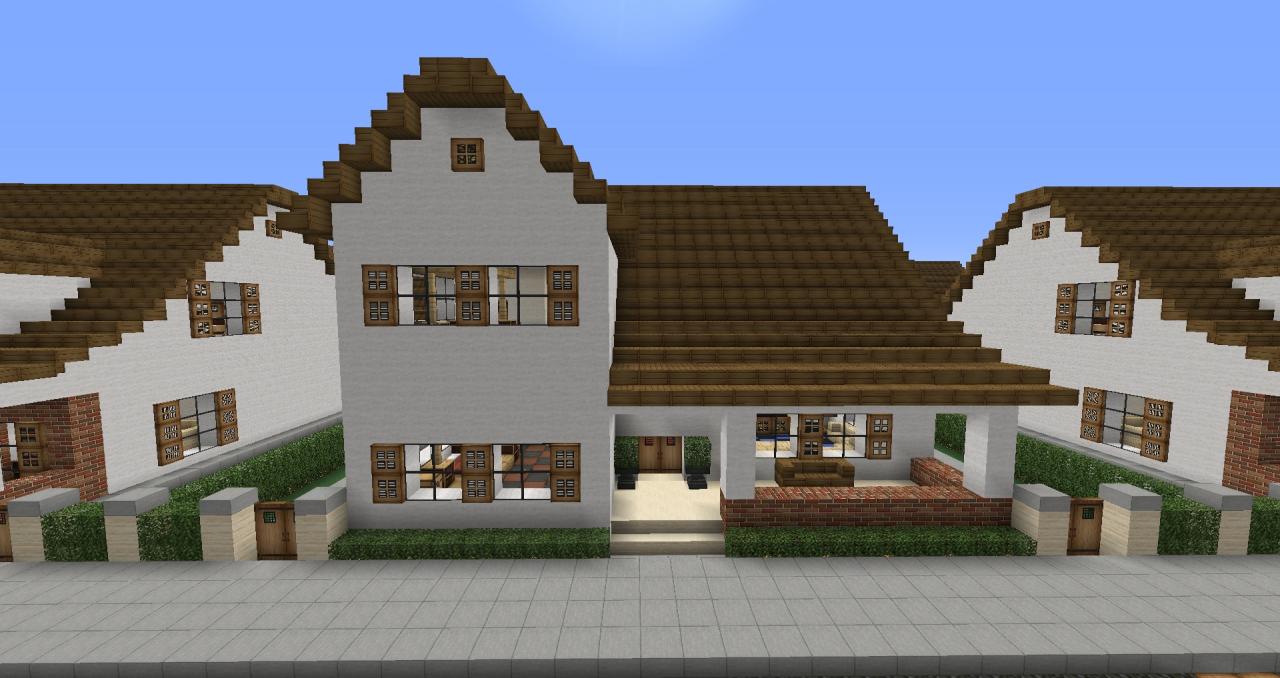 Cape Cod House #2 - Furnished Minecraft Map