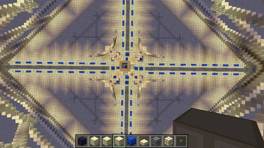 Large Sandstone Pyramid Minecraft Map