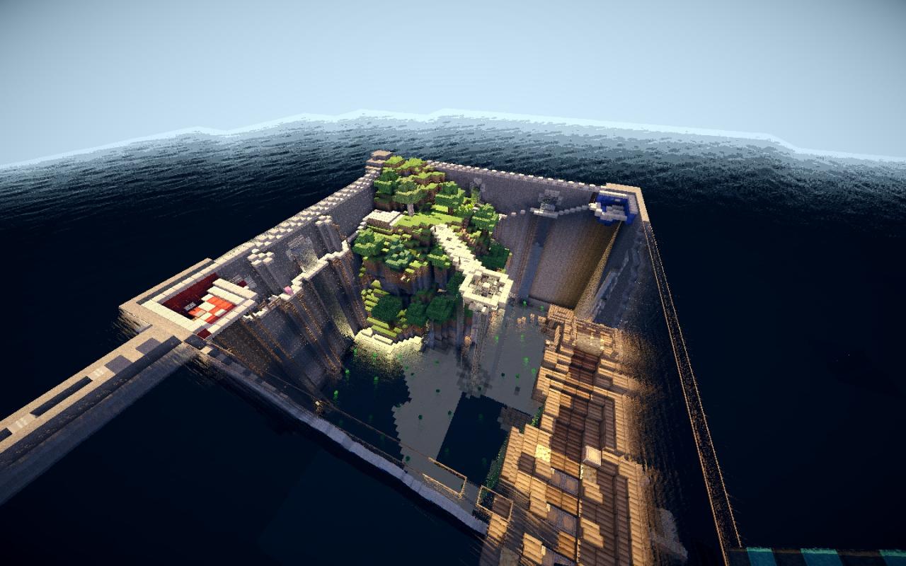 WaterLogged PvP Made By Havvac Minecraft Map