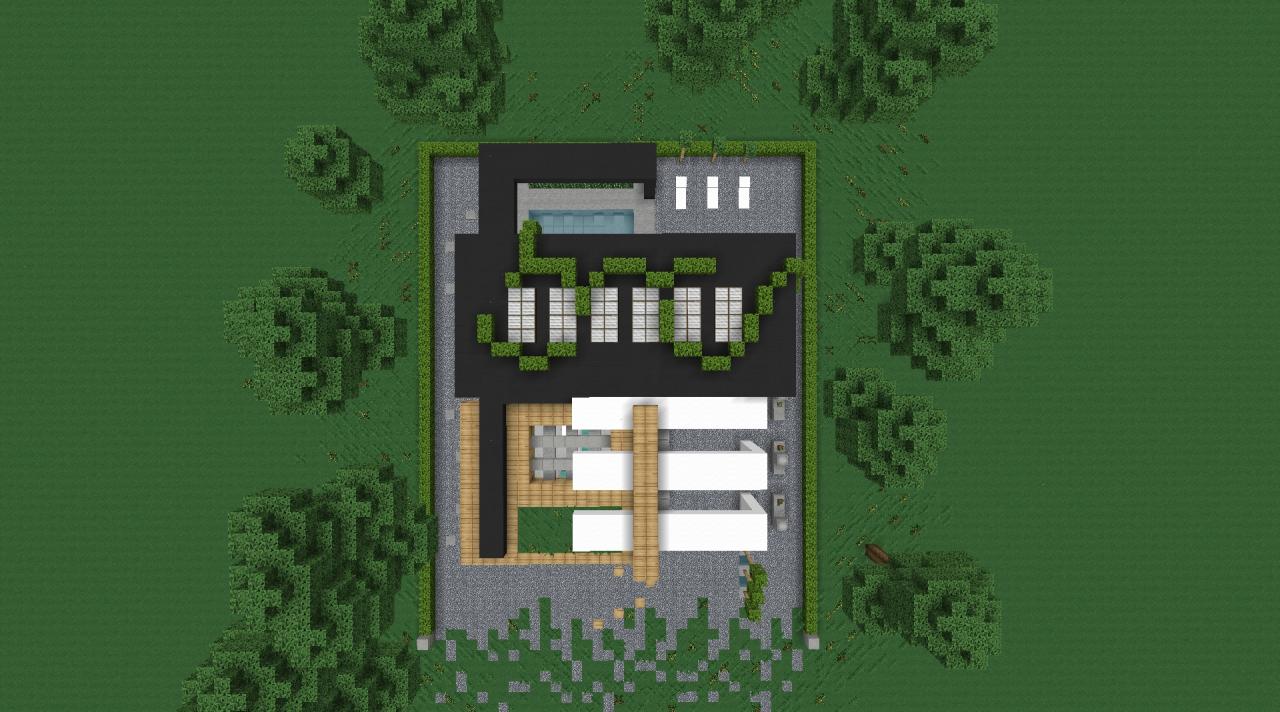 [Modern] The Spring Abode - Luxury Estate Home Minecraft Map