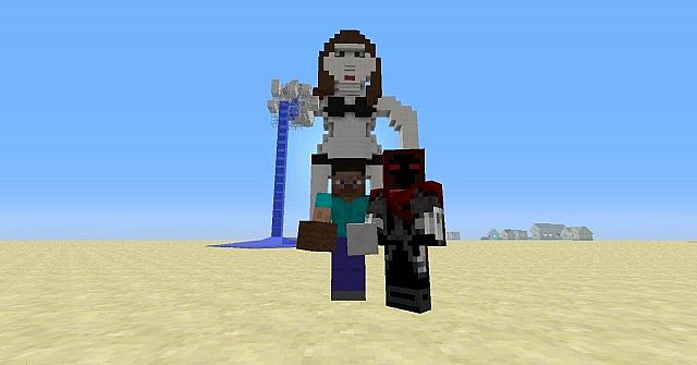 giant statue Minecraft Map