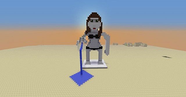 giant statue Minecraft Map