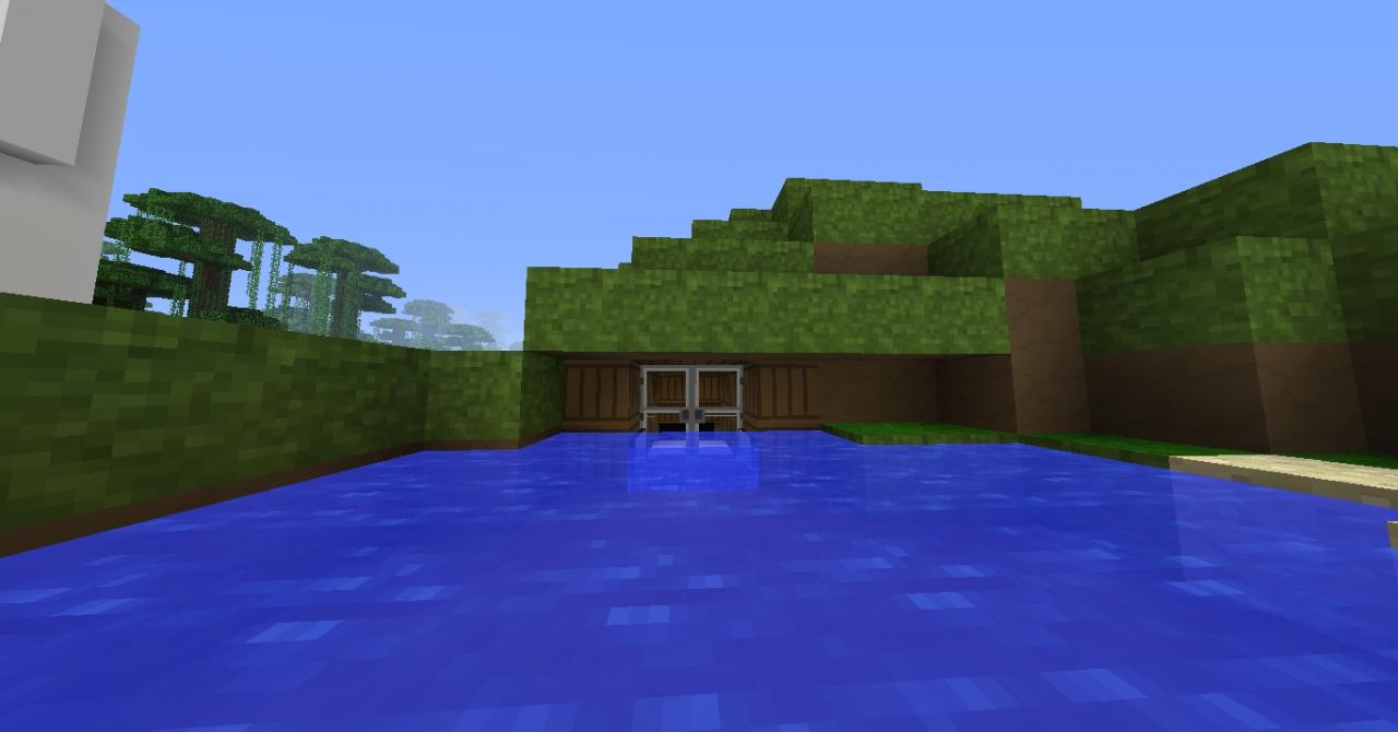 Modern piston house Minecraft Map