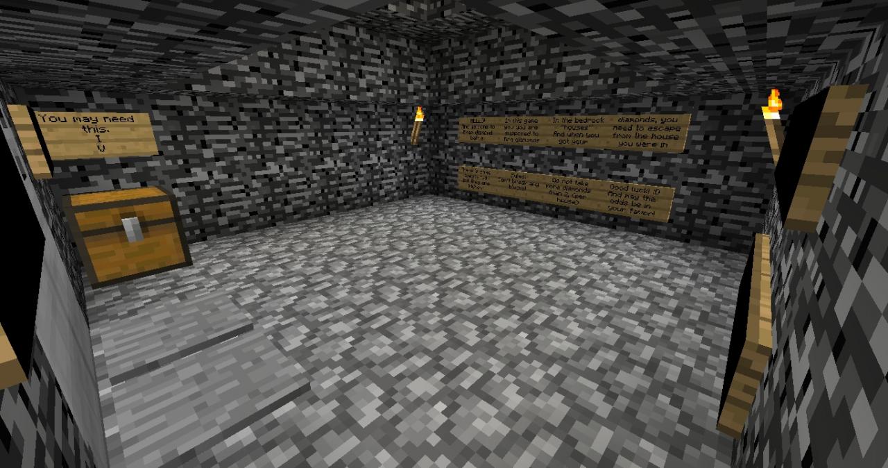 MINIGAME! Diamond adventure + Lighting tnt. Minecraft Map