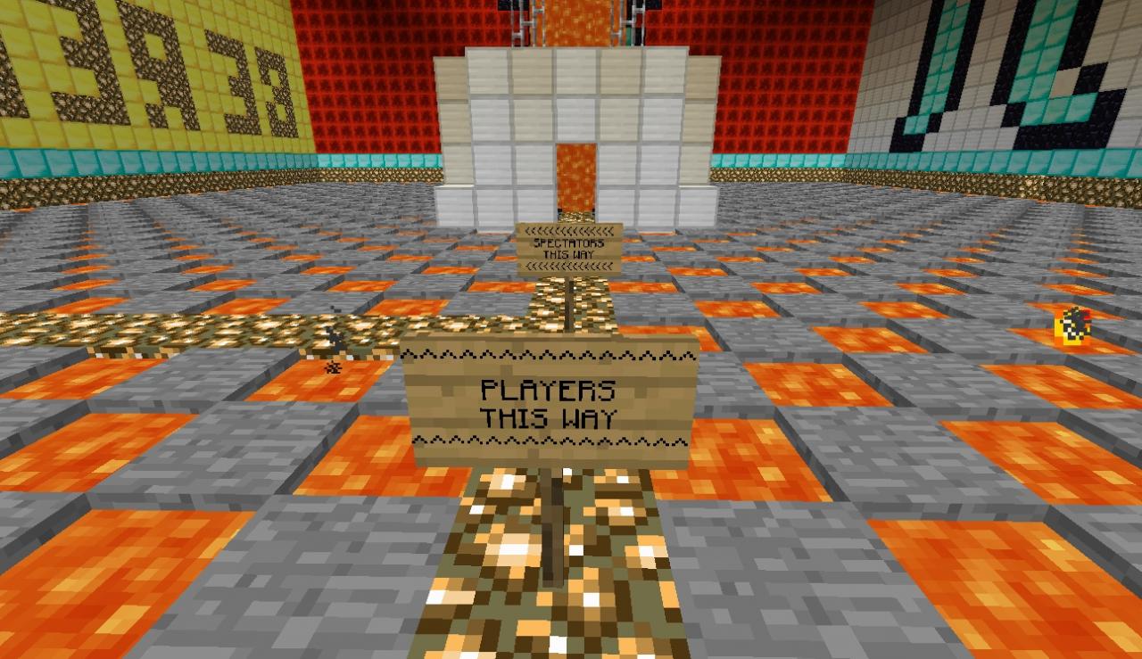 40x40 Spleef Arena Big:Download Available soon Minecraft Map
