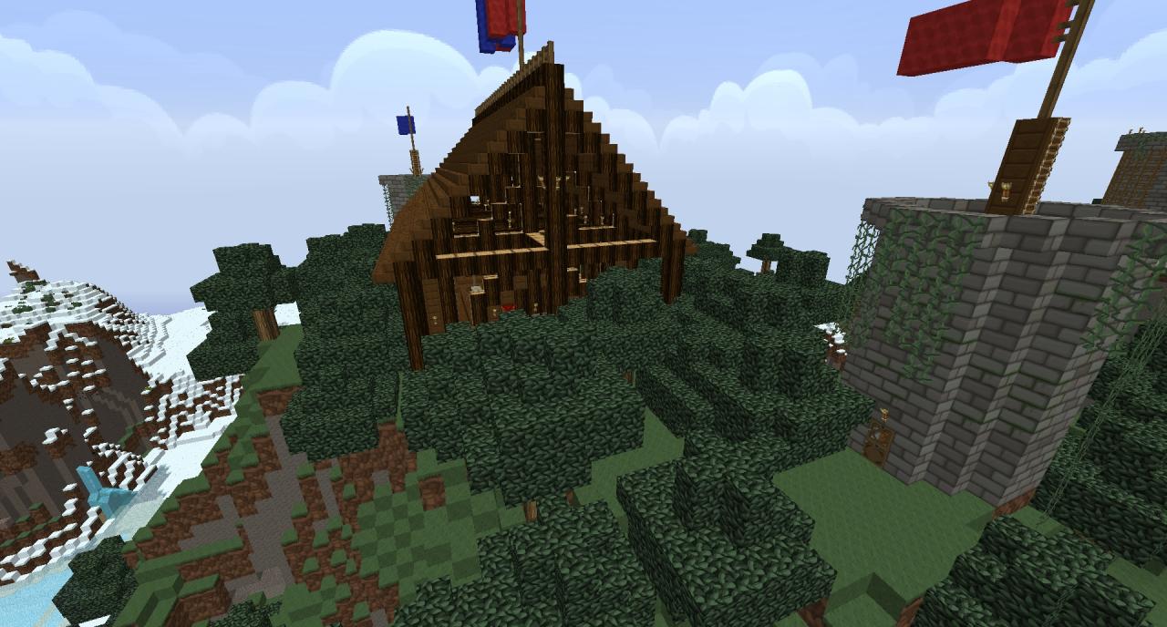 Mountain Dining Hall Minecraft Map