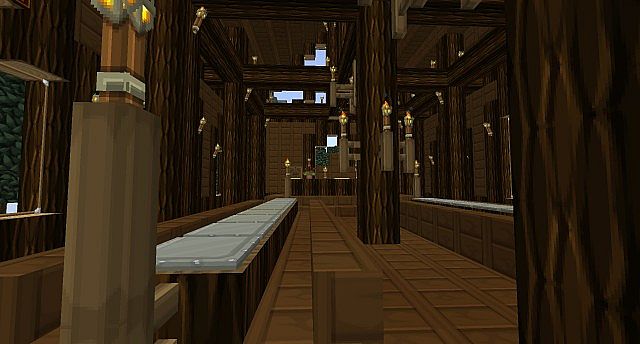 Mountain Dining Hall Minecraft Map