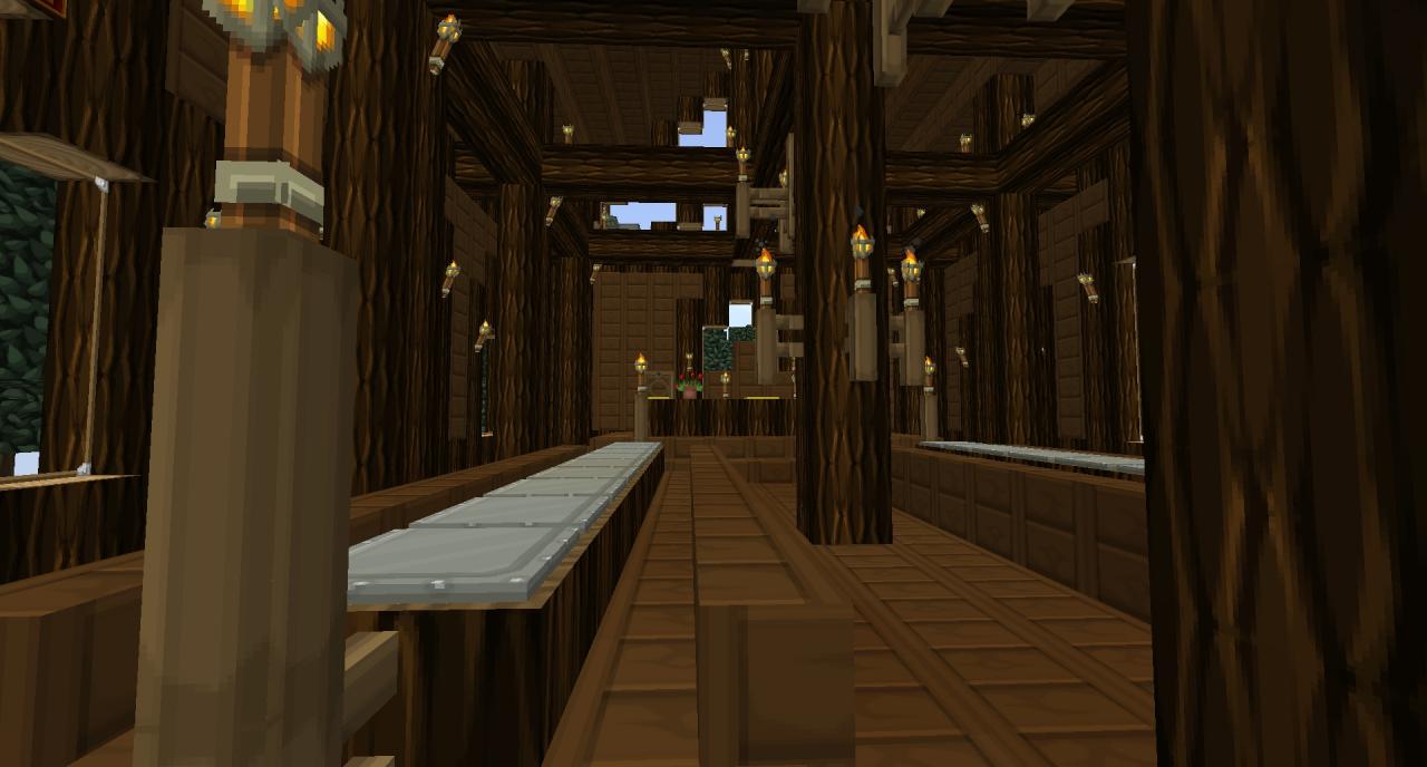 Mountain Dining Hall Minecraft Map