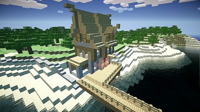beautiful houses Minecraft Map