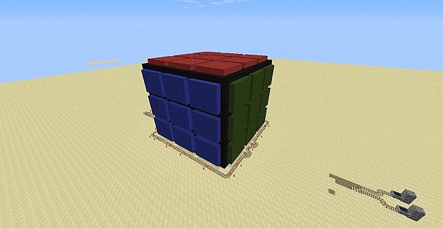 Rubix Cube RollerCoaster [Level 8 Special] Minecraft Map