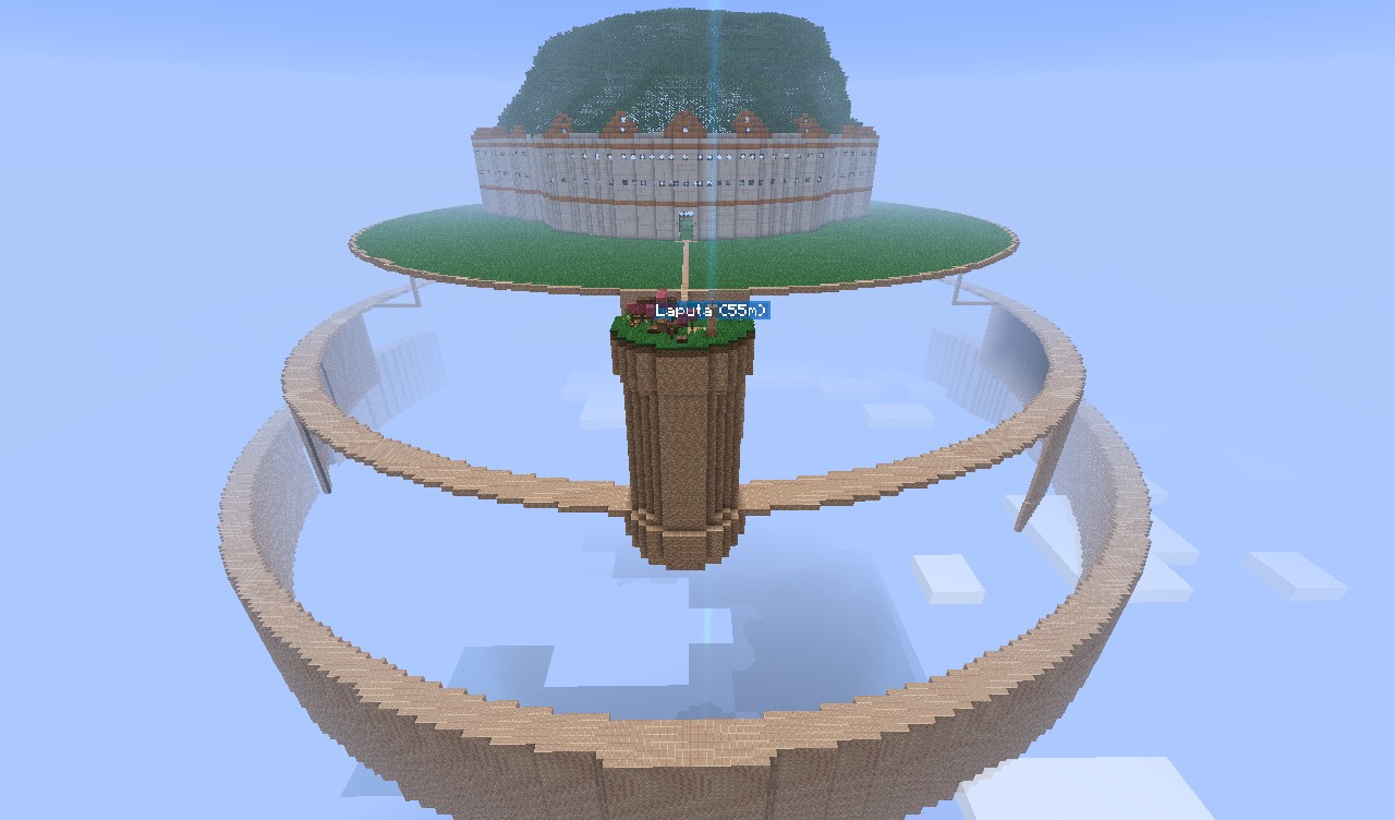 Laputa: The Castle in the Sky Minecraft Map