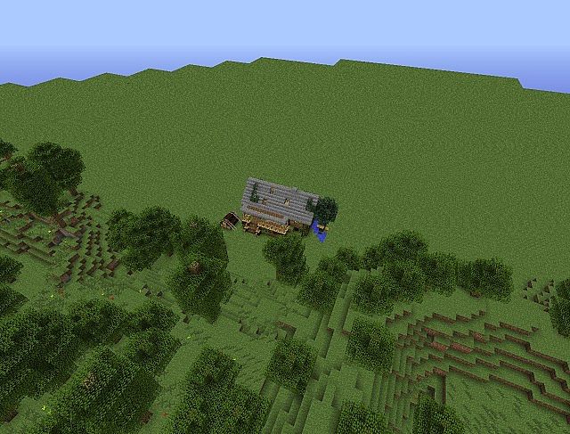 Magicpoint with Building a Flying Island and a Giant tree Minecraft Map