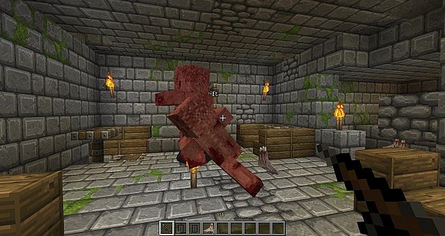 The Stronghold of Zombies (requires flans mod) Minecraft Map