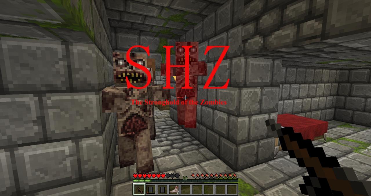 The Stronghold of Zombies (requires flans mod) Minecraft Map